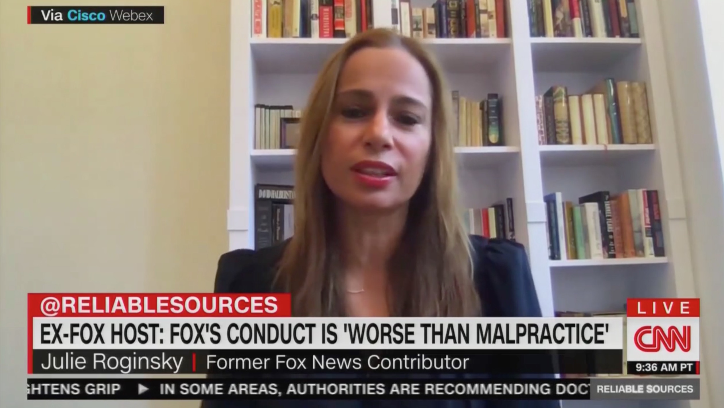 Julie Roginsky Rips Fox News' Coronavirus Coverage