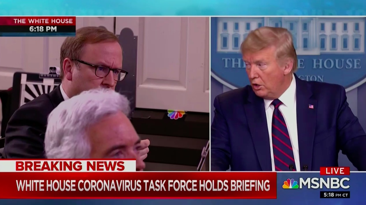 Trump Confronted Over Baseless Claim Too Many Ventilators