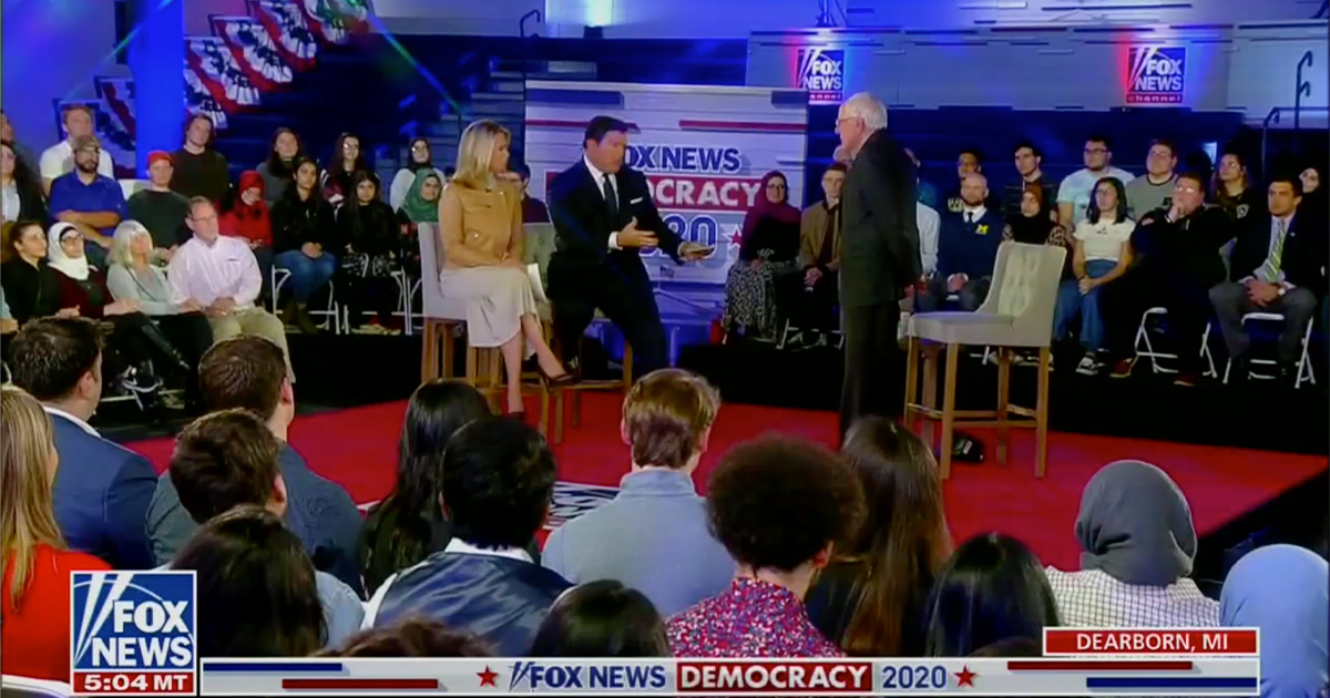 Bernie Sanders Dismisses Question at Fox Town Hall About Biden’s Mental ...