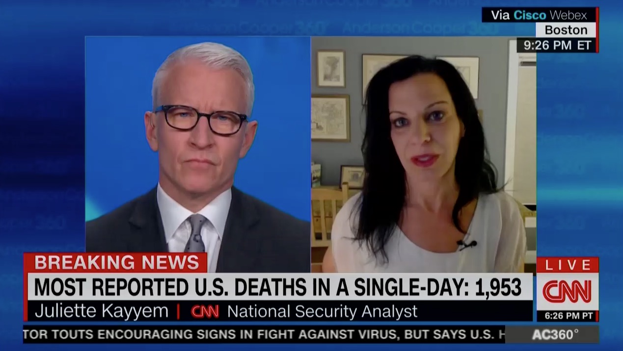 Juliette Kayyem Dismisses Trump's Role in Reopening Economy