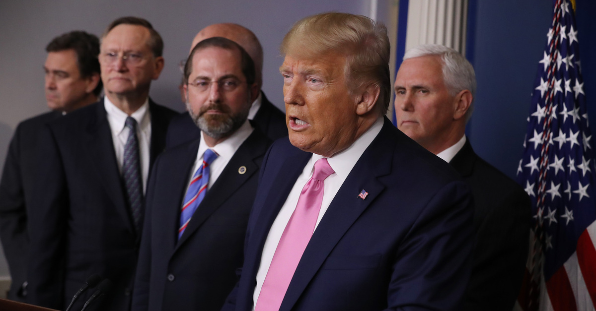 Trump Task Force Partner Tests Positive for Coronavirus