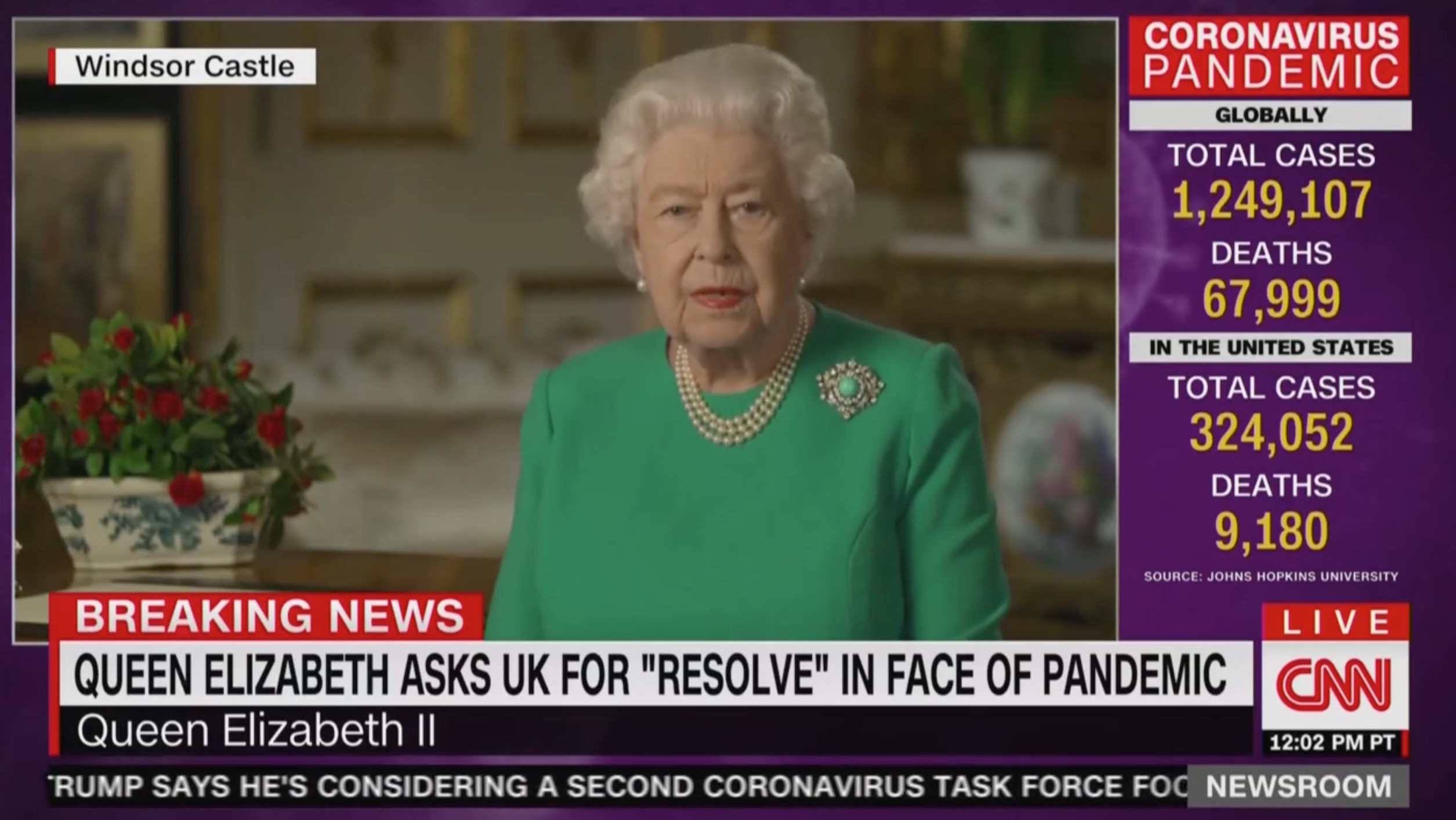 Queen Elizabeth Addresses United Kingdom on the Coronavirus