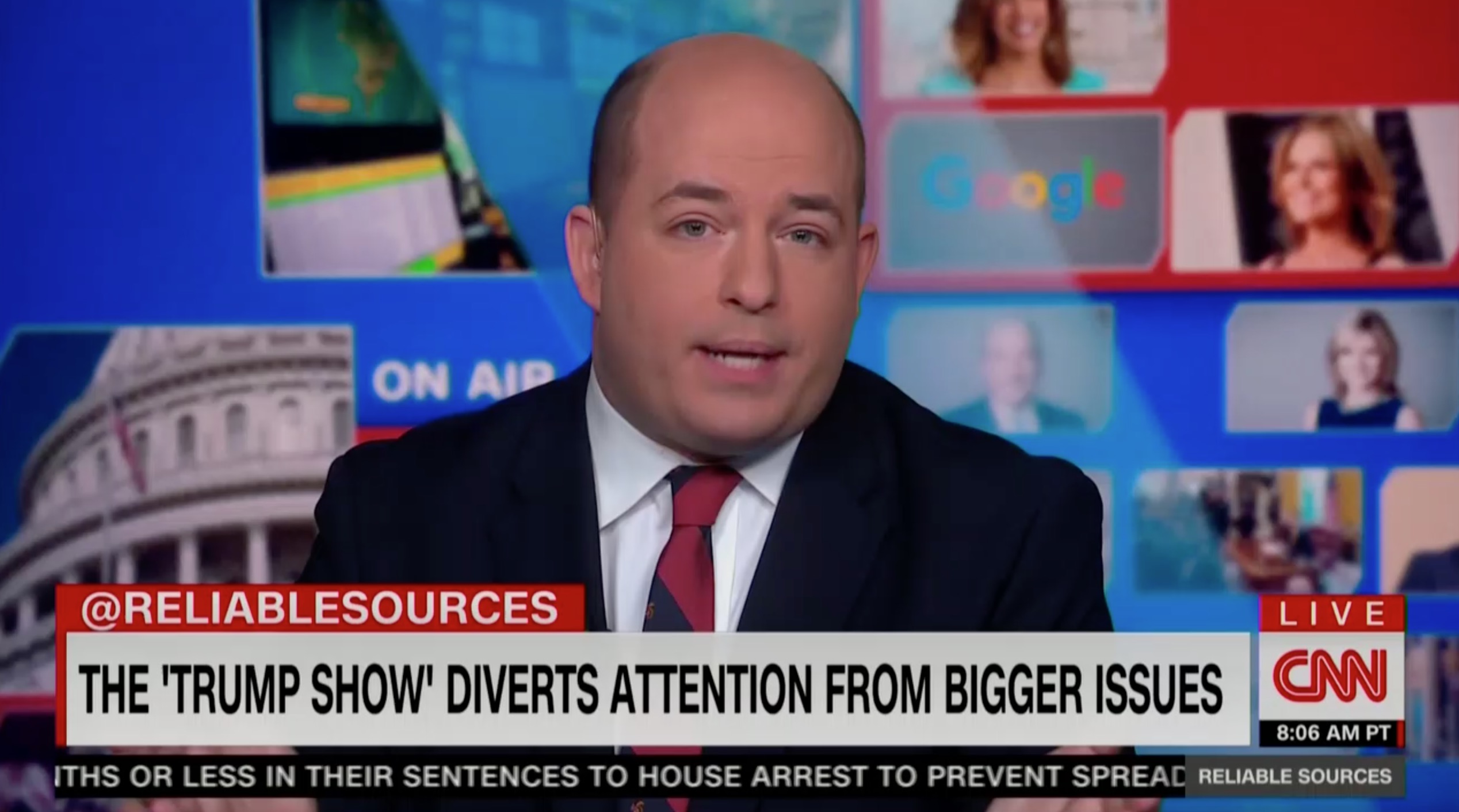 Brian Stelter Defends Coverage of Trumps Coronavirus Remark