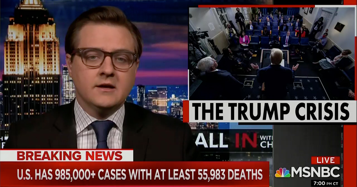 Chris Hayes: Trump 'Rage-Tweeting' During Coronavirus Crisis