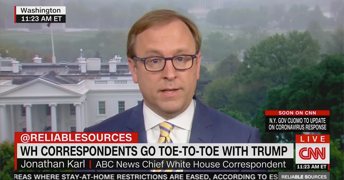 Jon Karl Addresses Kaitlan Collins WH Seating Clash