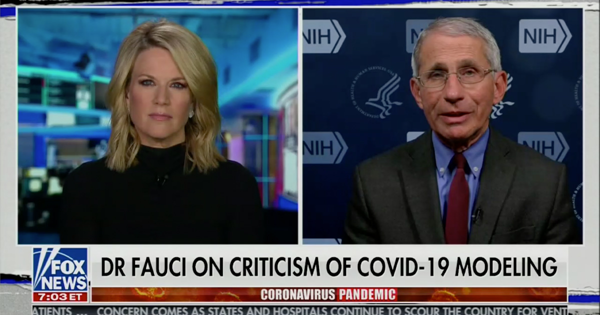 Anthony Fauci Responds to Criticism of Coronavirus Models