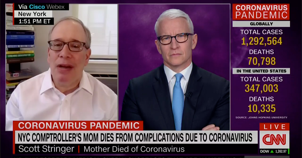 Scott Stringer: Trump Has Blood on His Hands