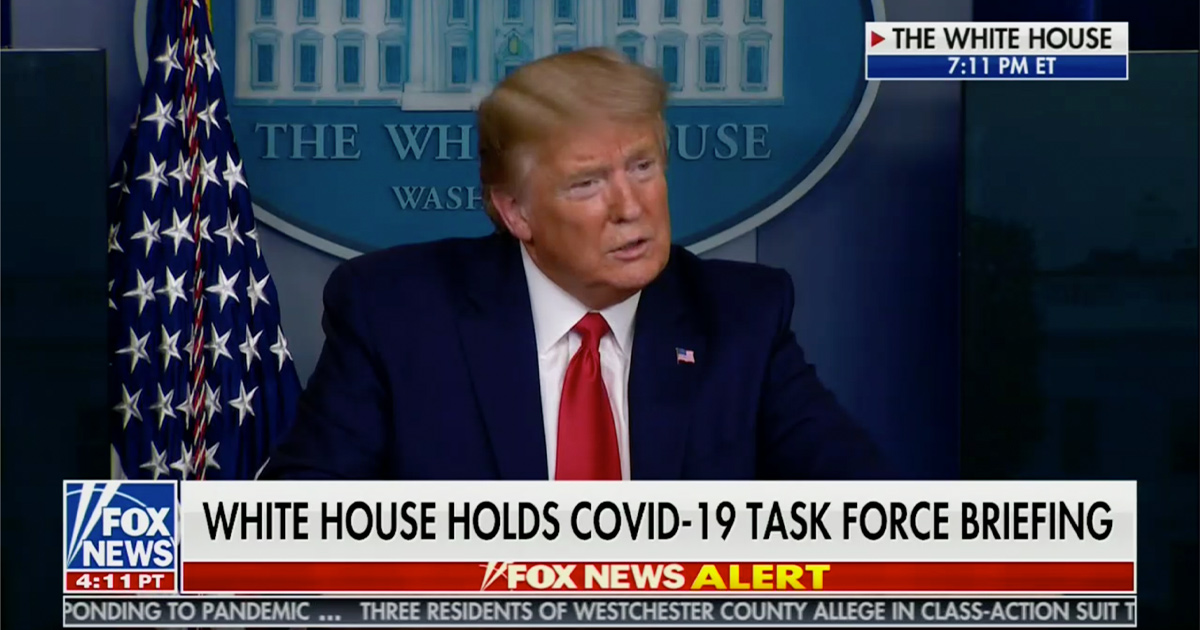 WATCH LIVE: Trump's Friday Coronavirus Task Force Briefing