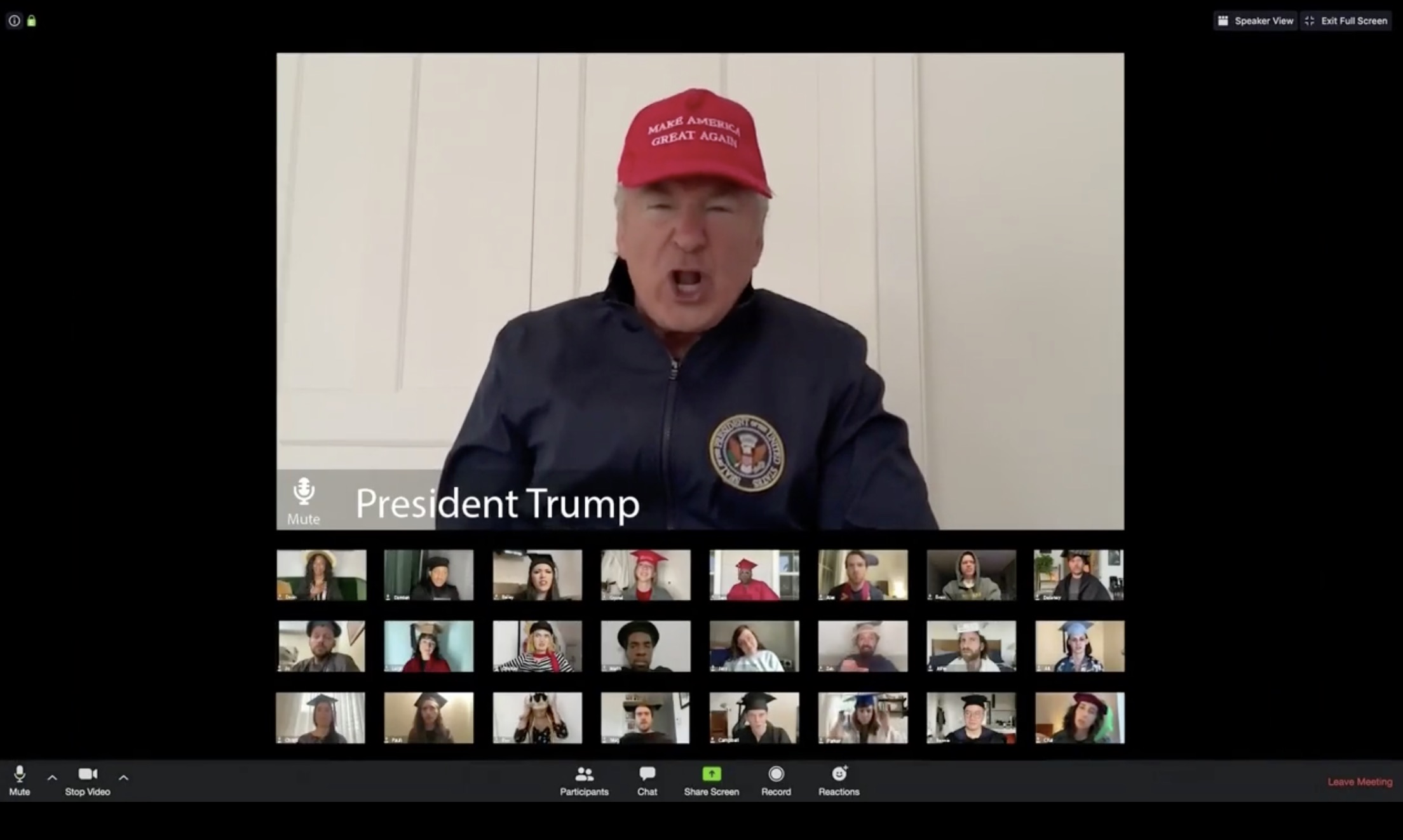 SNL Ends Season 45 With A Donald Trump Graduation Speech