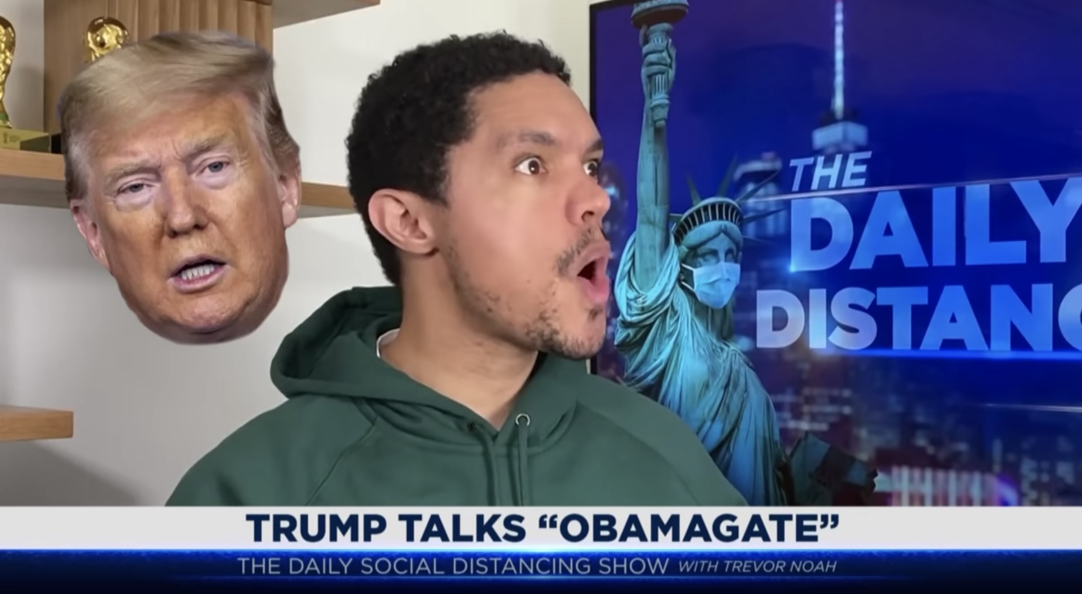Late Night Roundup: Jimmy Kimmel and Trevor Noah Mock Obamagate