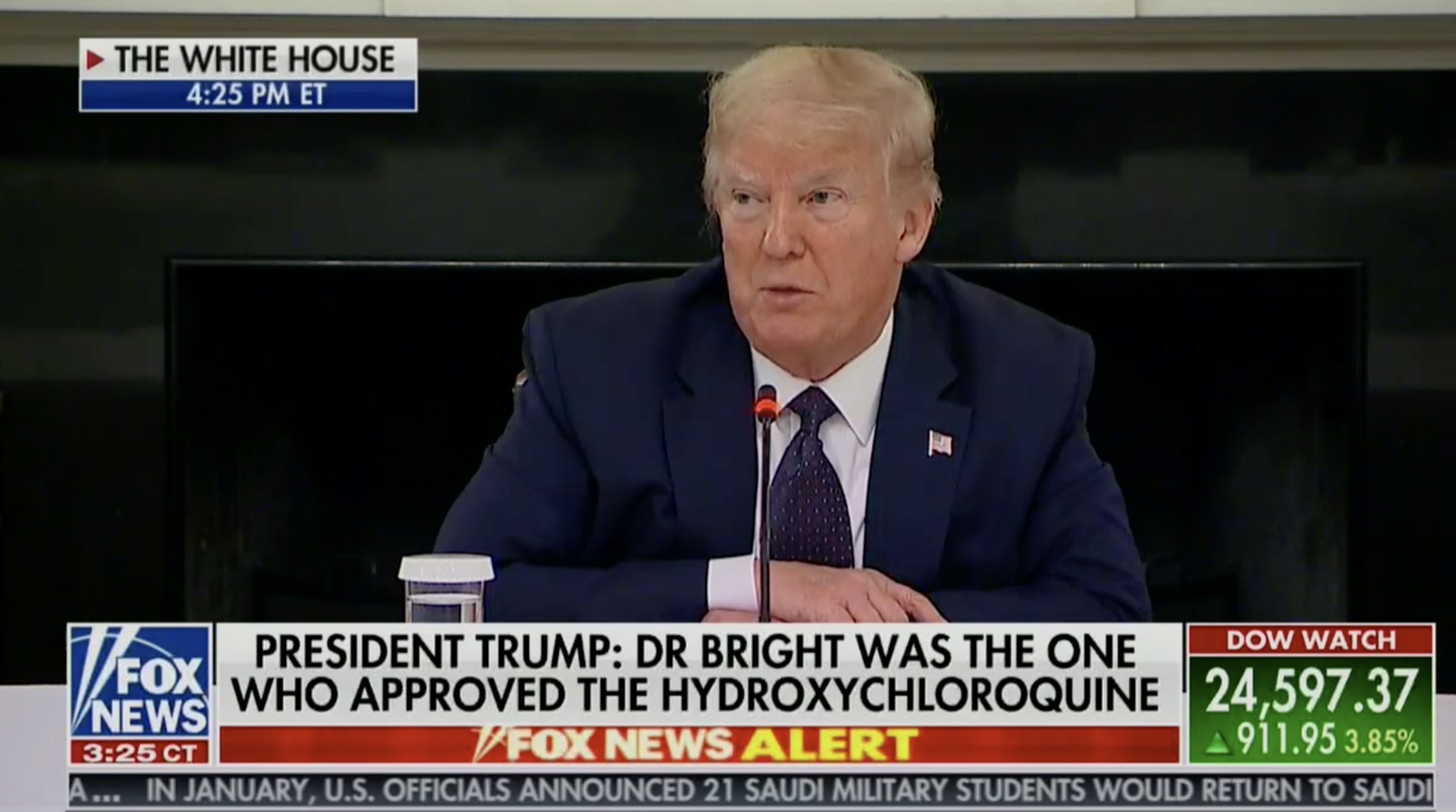 BREAKING: President Trump Says He Takes Hydroxychloroquine