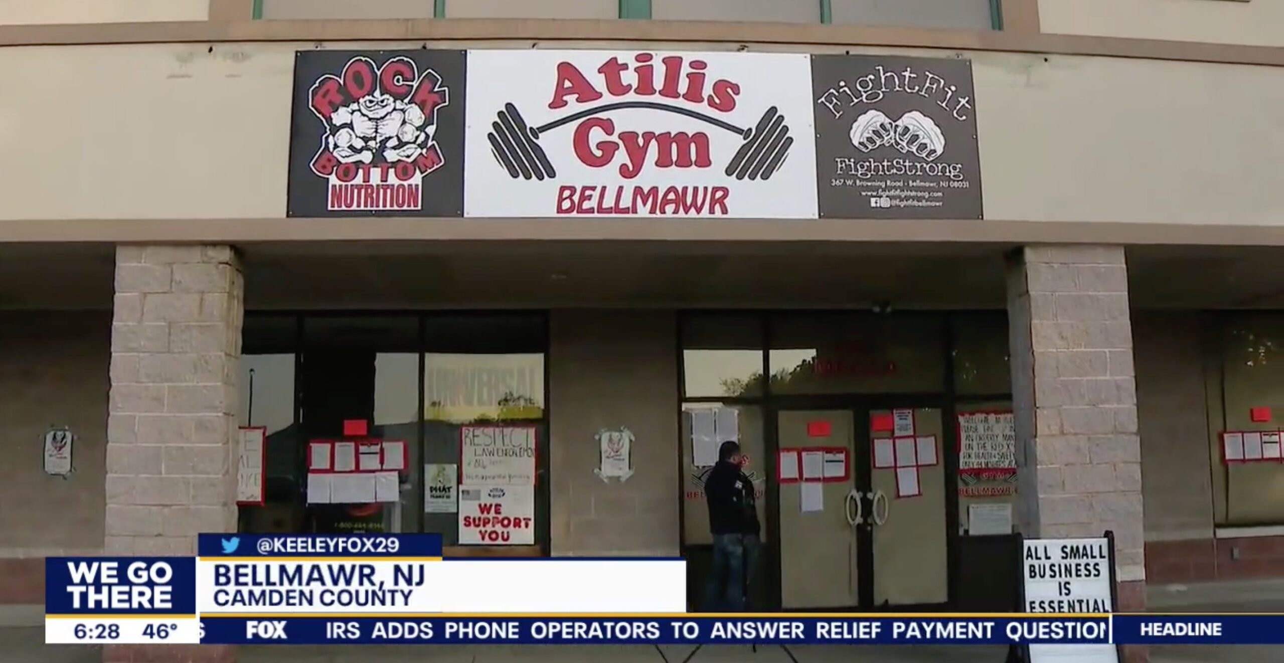 New Jersey Gym Shut Down Again After Defying Lockdown