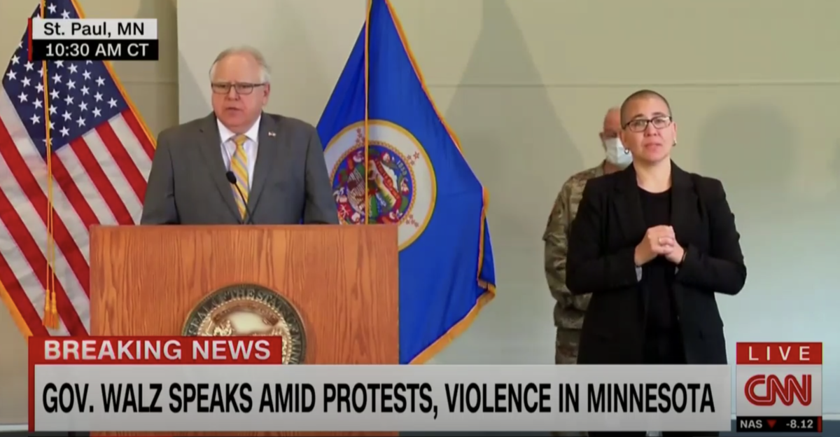 Tim Walz Issues Heartfelt Apology to CNN For Reporter Arrest