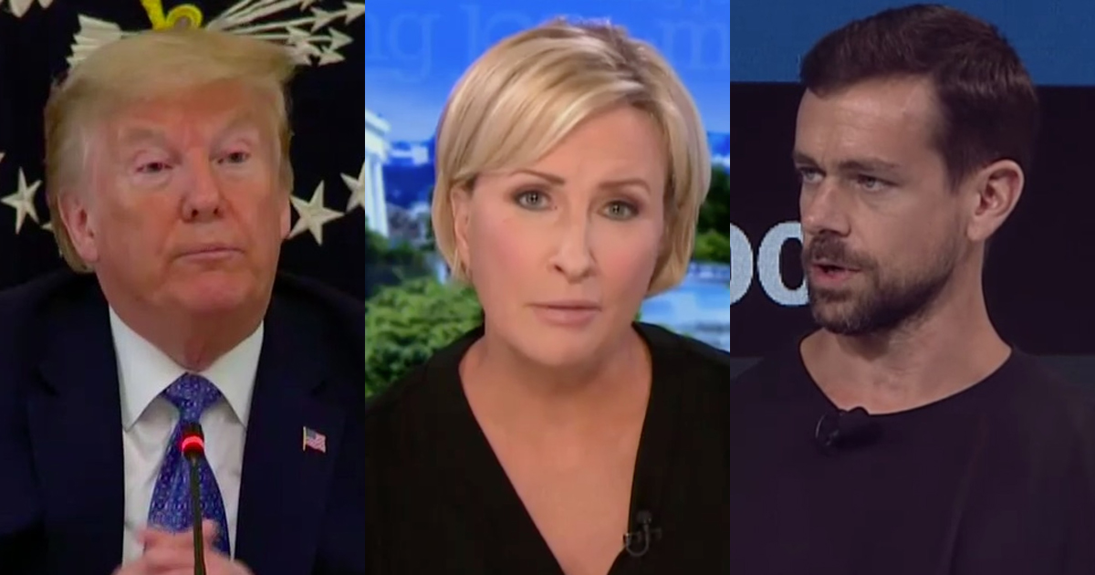 Mika Brzezinski Will Meet w Jack Dorsey on Trump Tweets
