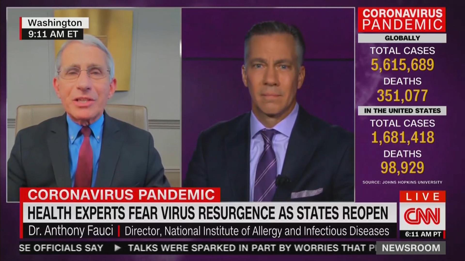 Anthony Fauci: Second Wave of Coronavirus 'Not Inevitable'