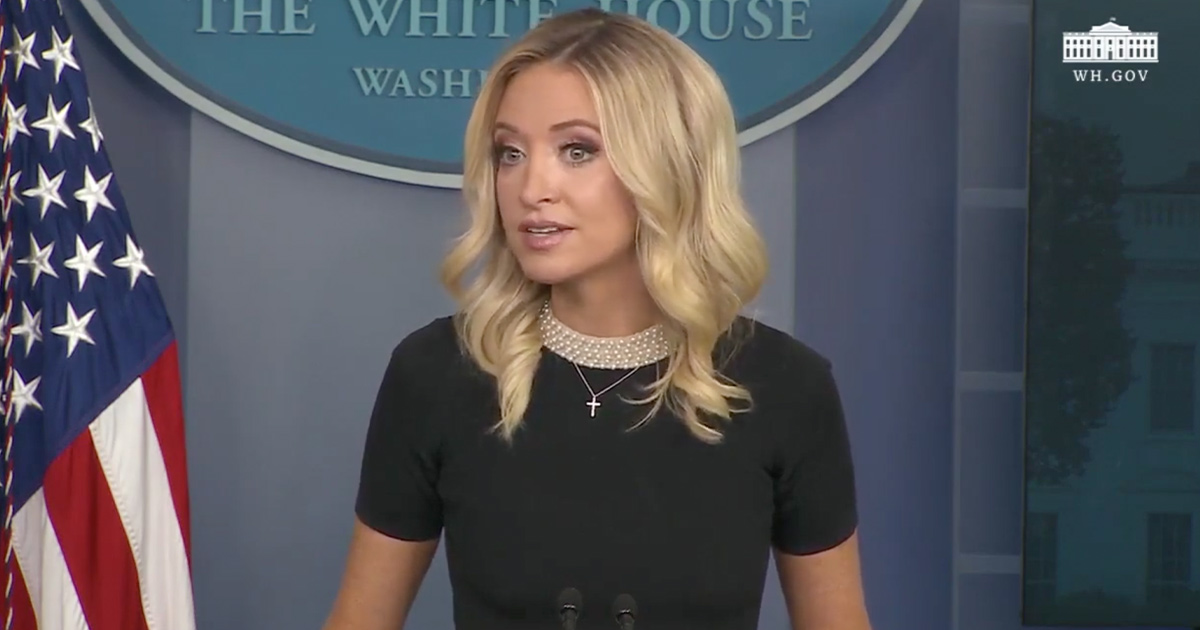 WATCH LIVE: Kayleigh McEnany Holds White House Press Briefing