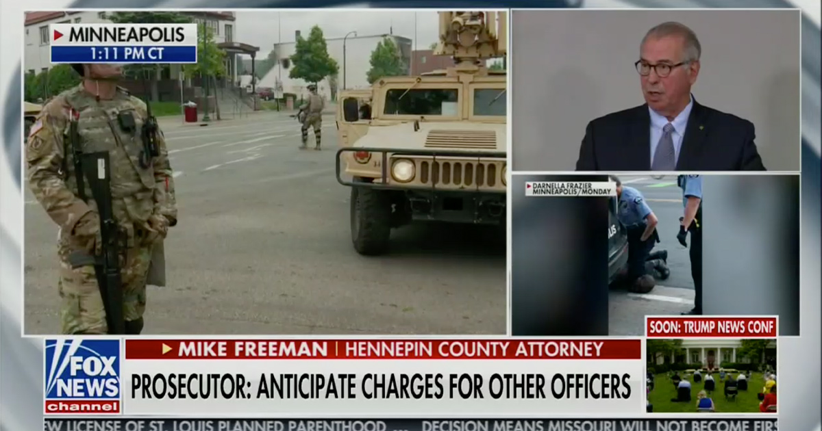 County Attorney Mike Freeman Speaks on Derek Chauvin Charges