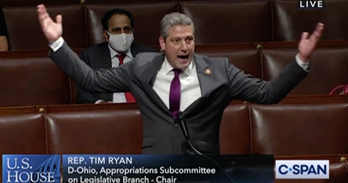 Tim Ryan Erupts on GOP in Relief Bill Debate