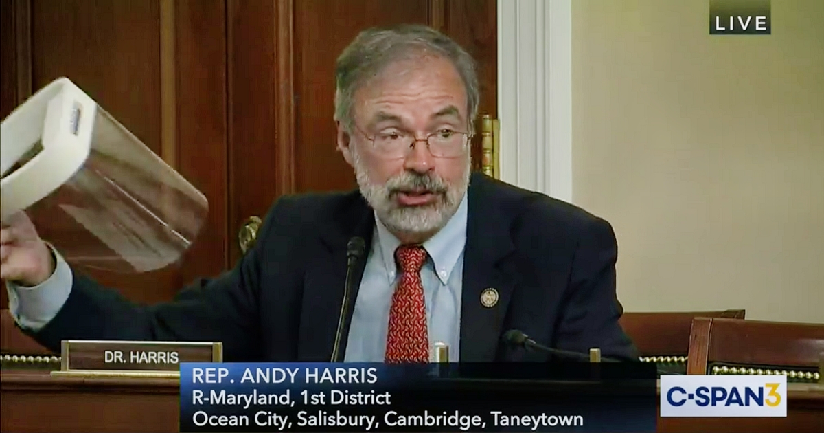 Rep. Andy Harris Complains About 'Cult of Masks' to CDC's Robert Redfield