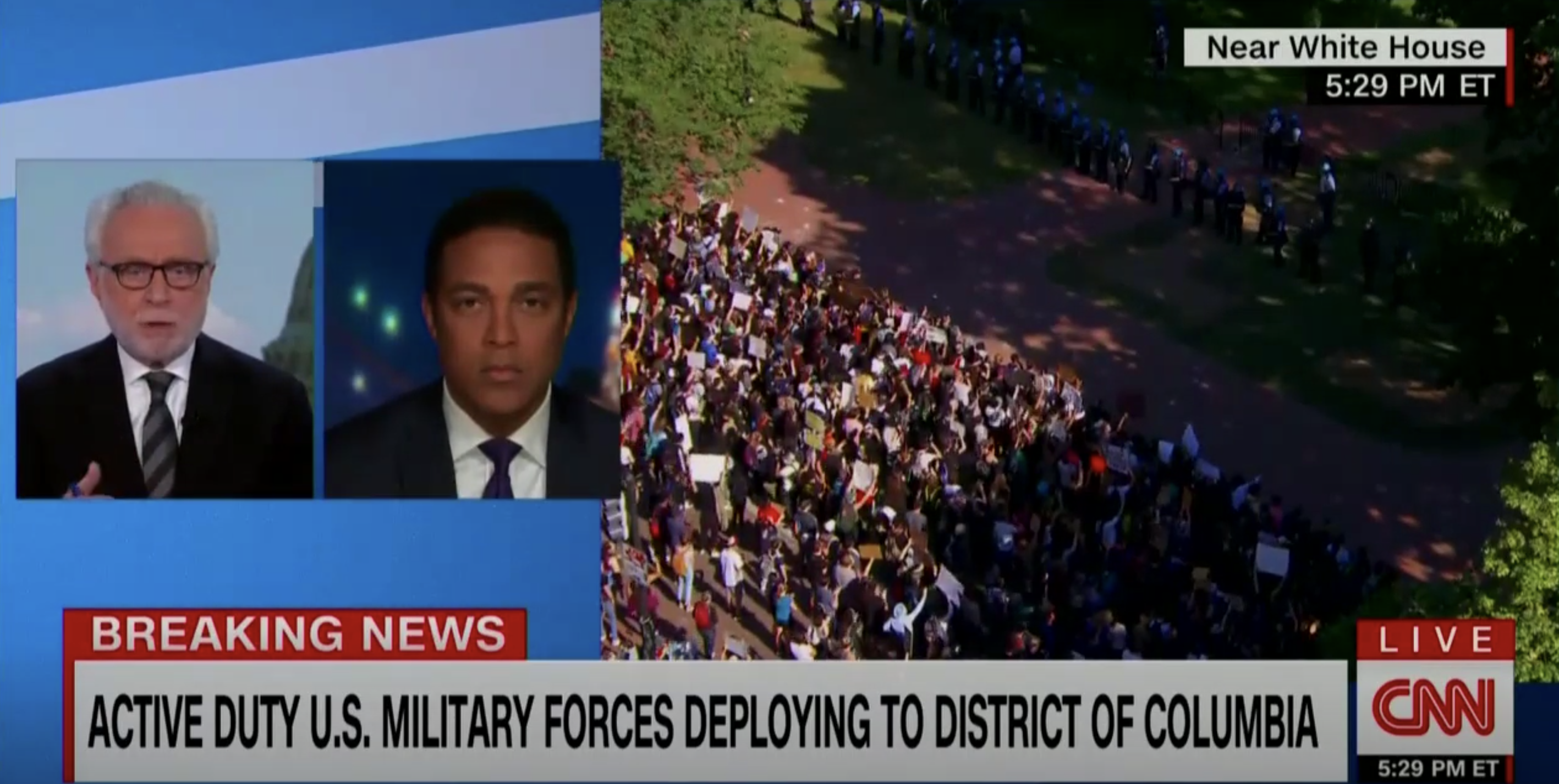 Don Lemon: Trump Can't 'Put Fortress Around the White House'