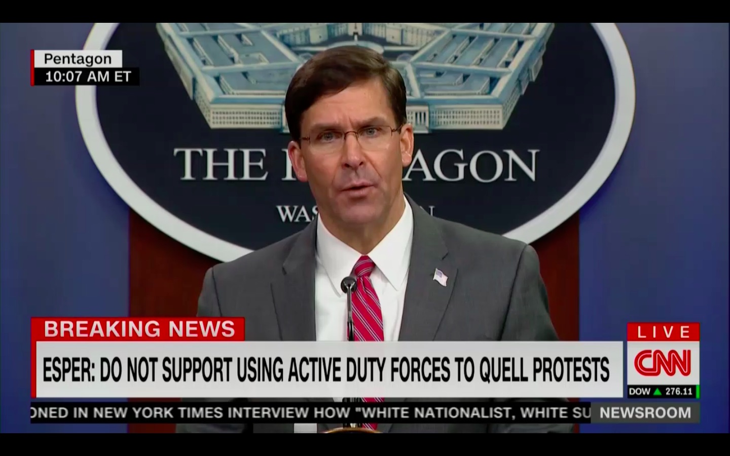 Mark Esper: I Didn't Know About Trump Church 'Photo-Op'