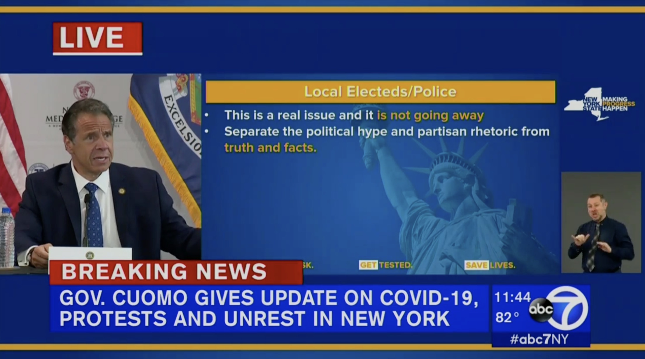 Gov. Andrew Cuomo Rips Trump's Tweet Smearing Martin Gugino