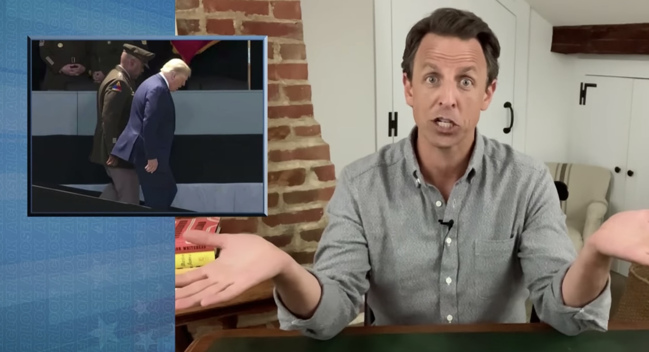 Late Night Roundup: Hosts Mock Trump's Slow West Point Walk
