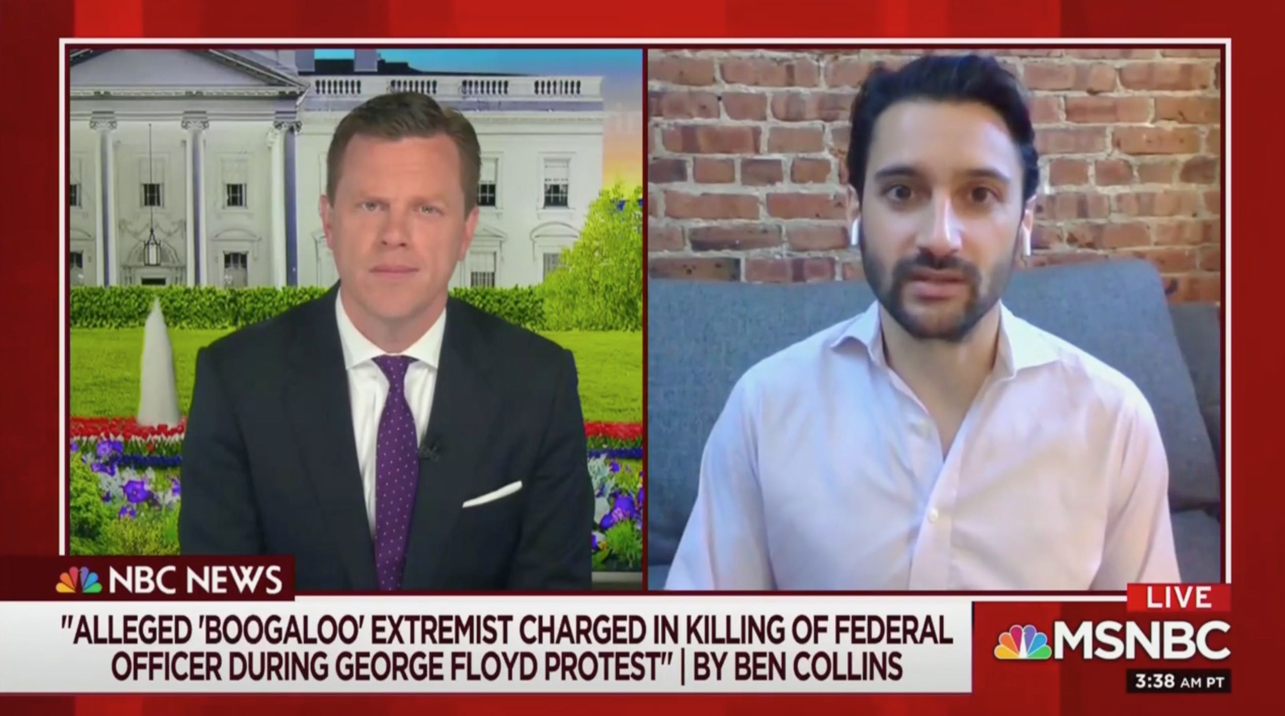 NBC's Ben Collins Reports on Boogaloo Shooter Steven Carillo