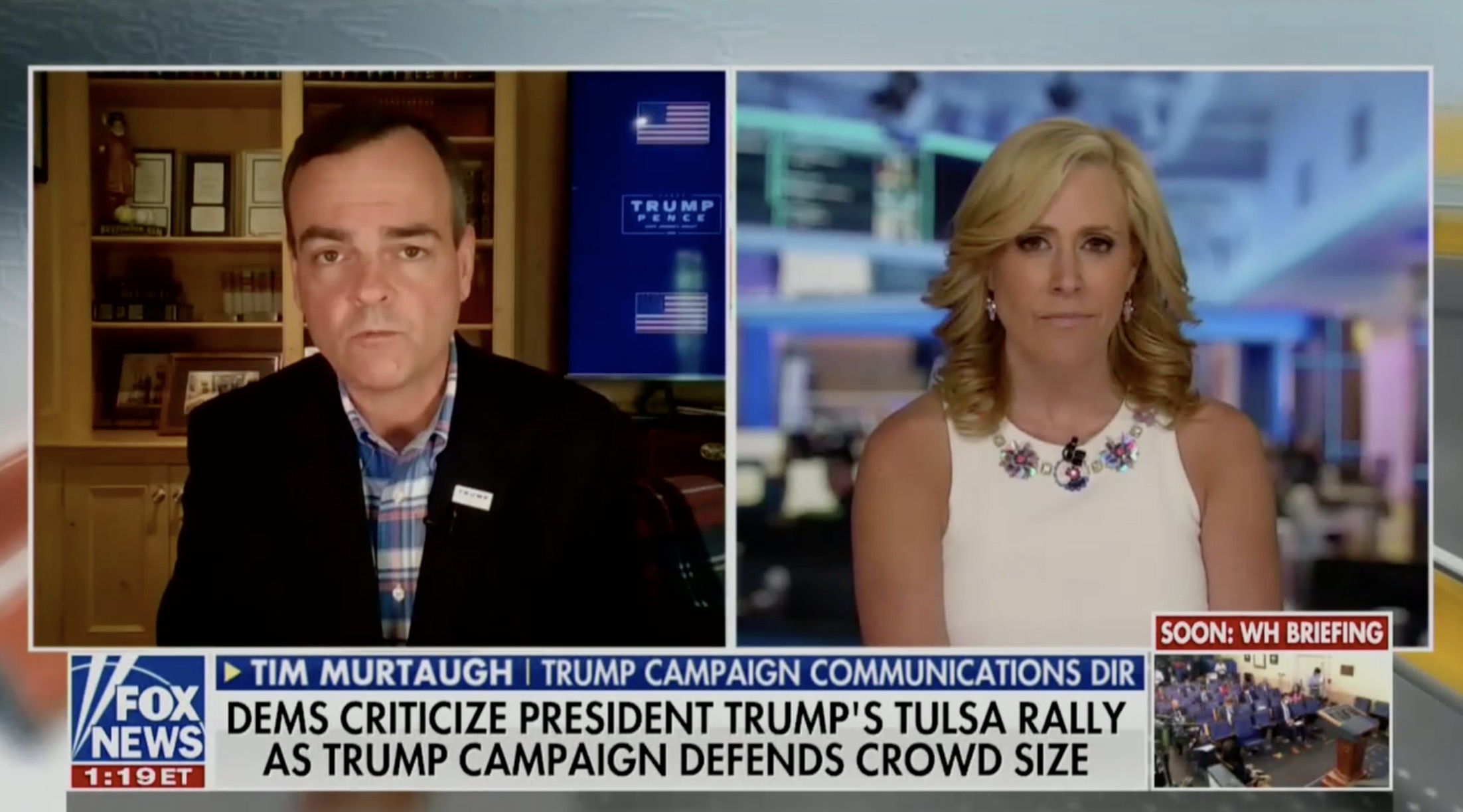 Tim Murtaugh: Media Scared Trump Supporters Away From Tulsa Rally