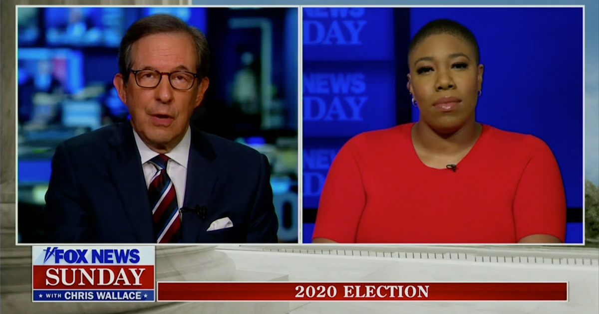 Chris Wallace Confronts Symone Sanders on Biden Media Availability