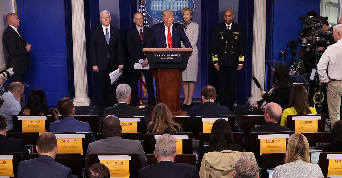 WATCH: Coronavirus Task Force Holds Briefing In Two Months