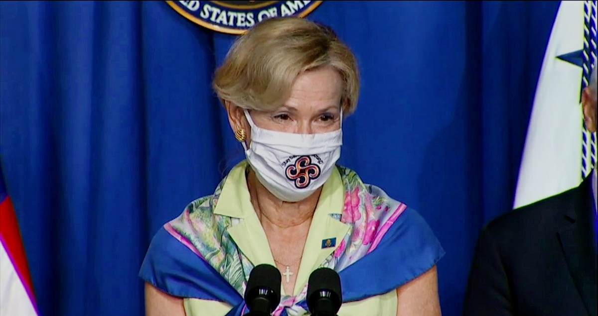 Dr. Deborah Birx Admits Trump Admin Doesn't Know Child Covid Rate