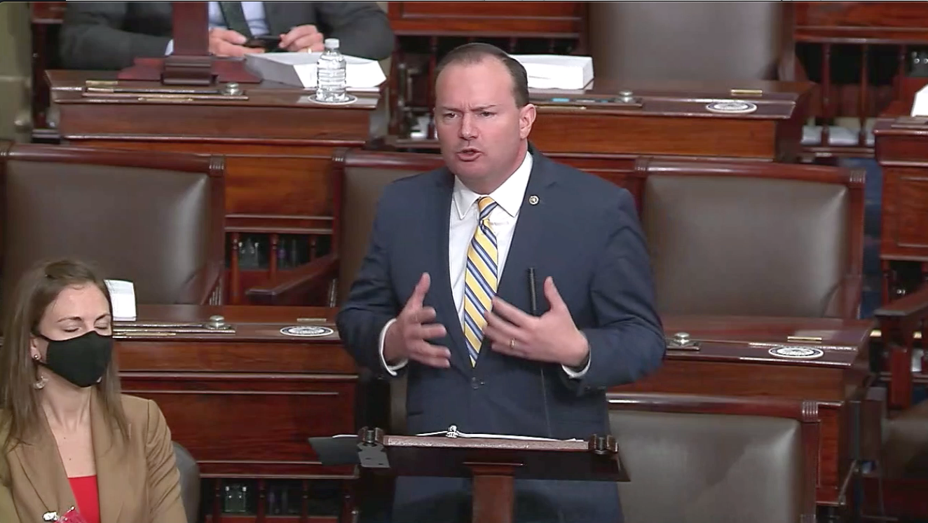 Mike Lee Shreds 'Dimwitted' Protesters in Senate Speech