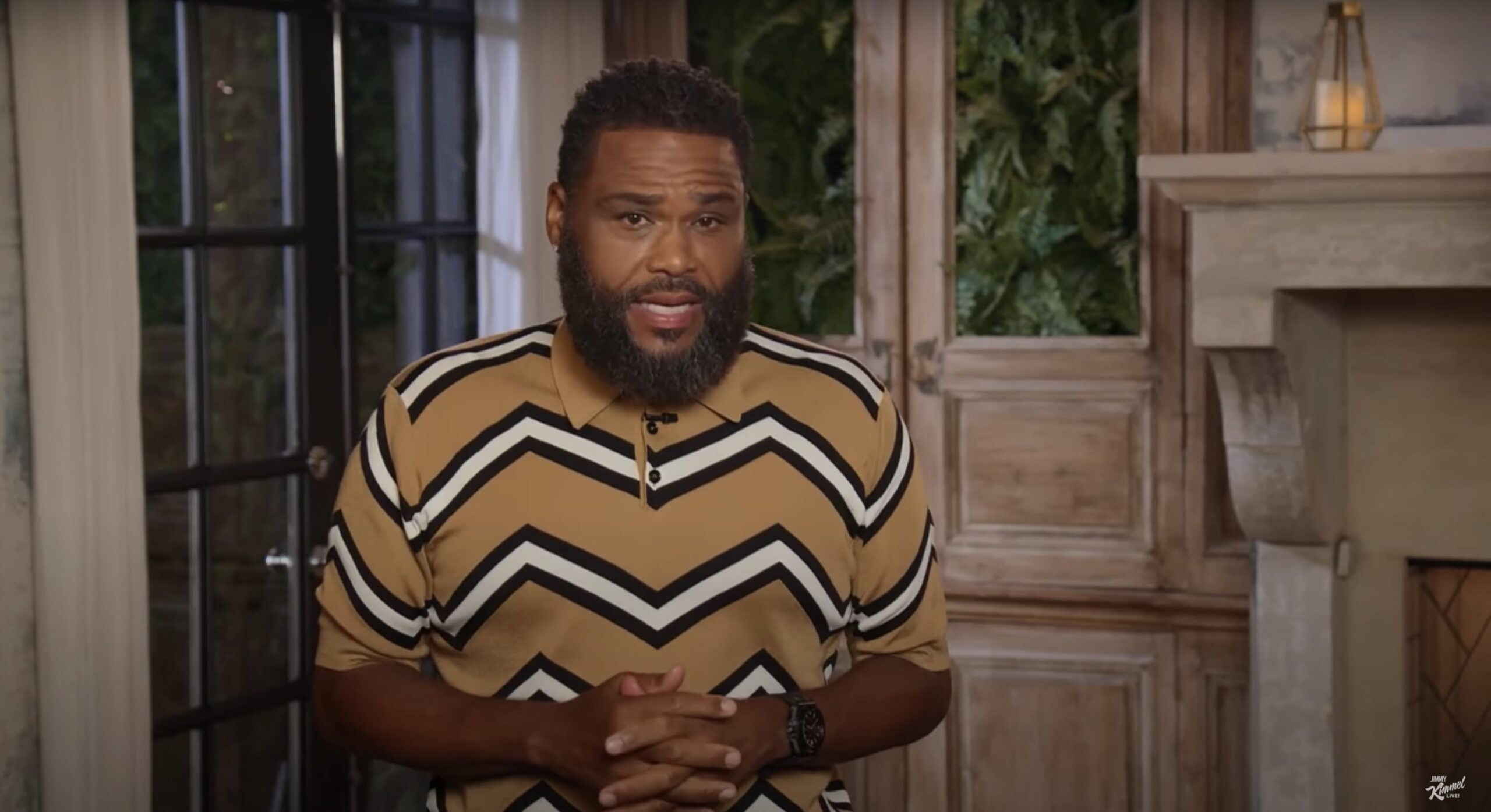 Anthony Anderson Takes Over Jimmy Kimmel, Rips Kanye West