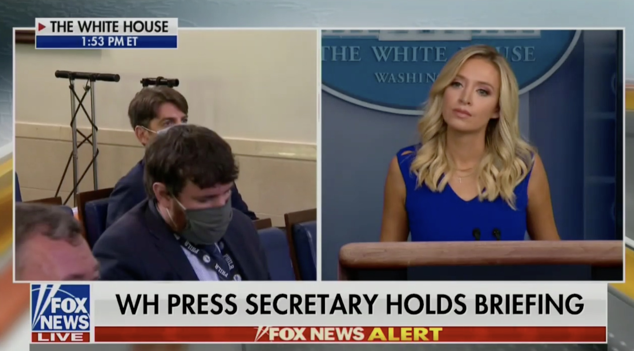 Jon Decker Asks Kayleigh McEnany About Confederate Named Bases