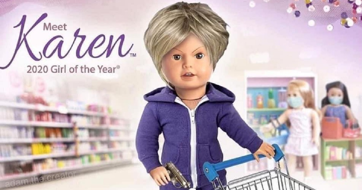 American Girl 'Disgusted' By Maskless Gun-Toting Karen Doll Parody