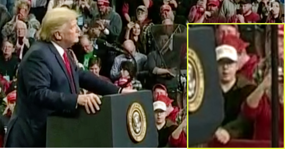 VIDEO: Kenosha Murder Suspect Kyle Rittenhouse at Trump Rally