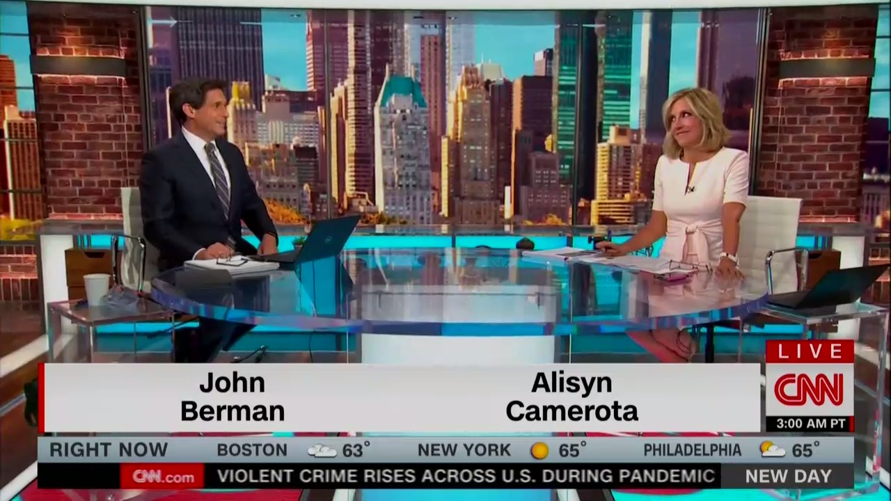 CNN New Day Returns to Studio for First Time Since Outbreak