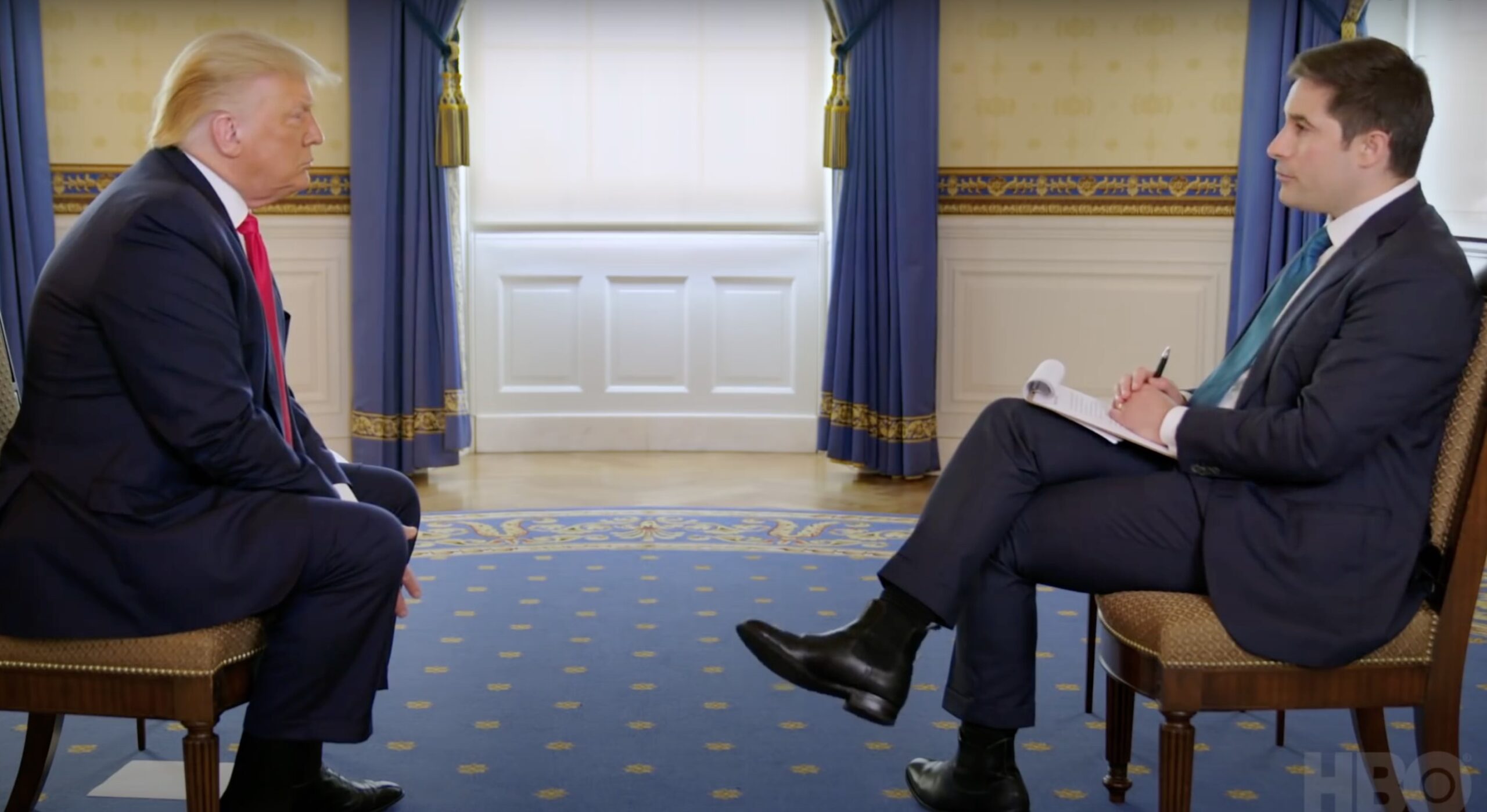 Twitter Explodes Over Trump's Insane Interview With Axios