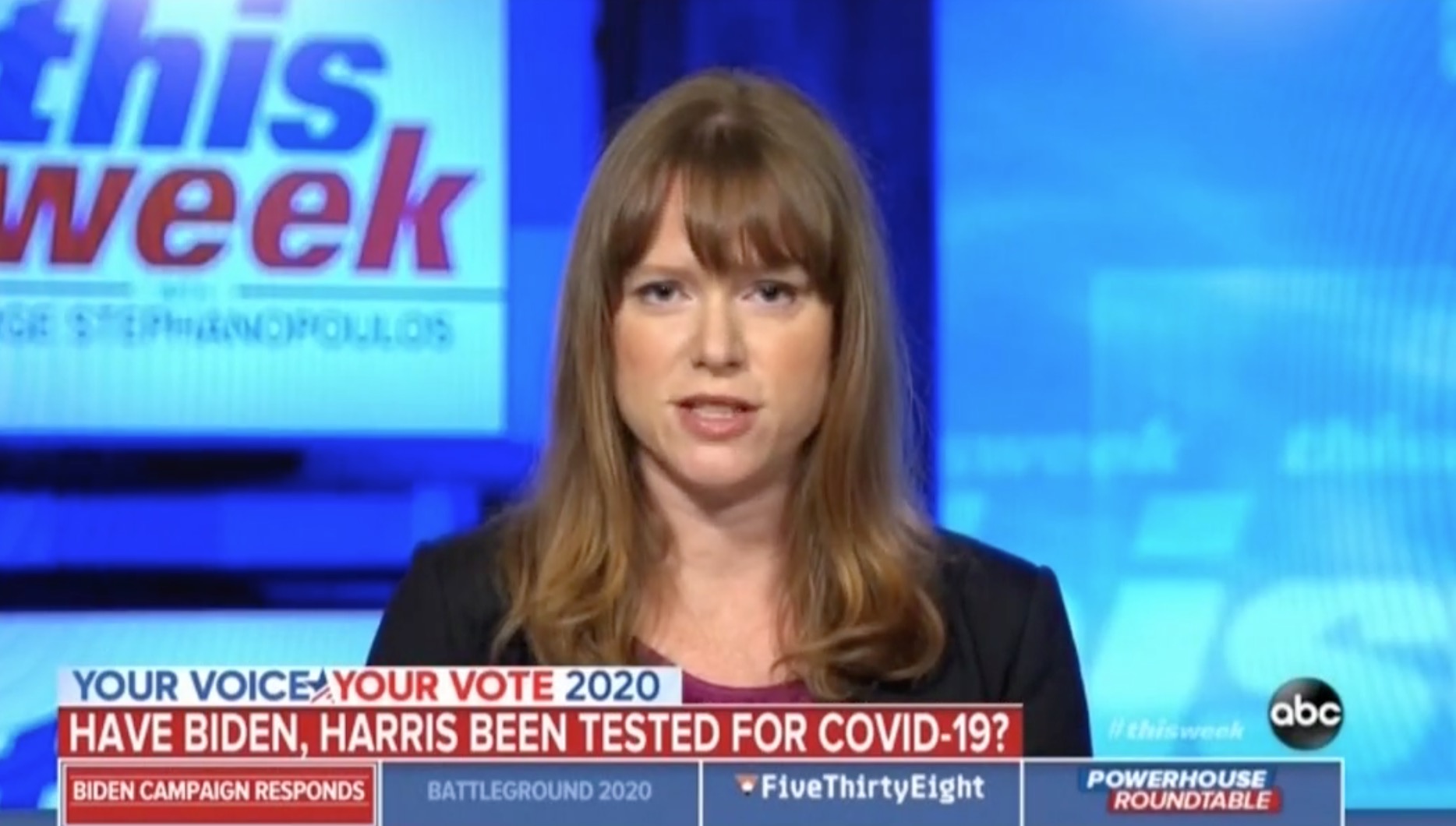 Kate Bedingfield: Joe Biden Hasn't Been Tested for Covid-19