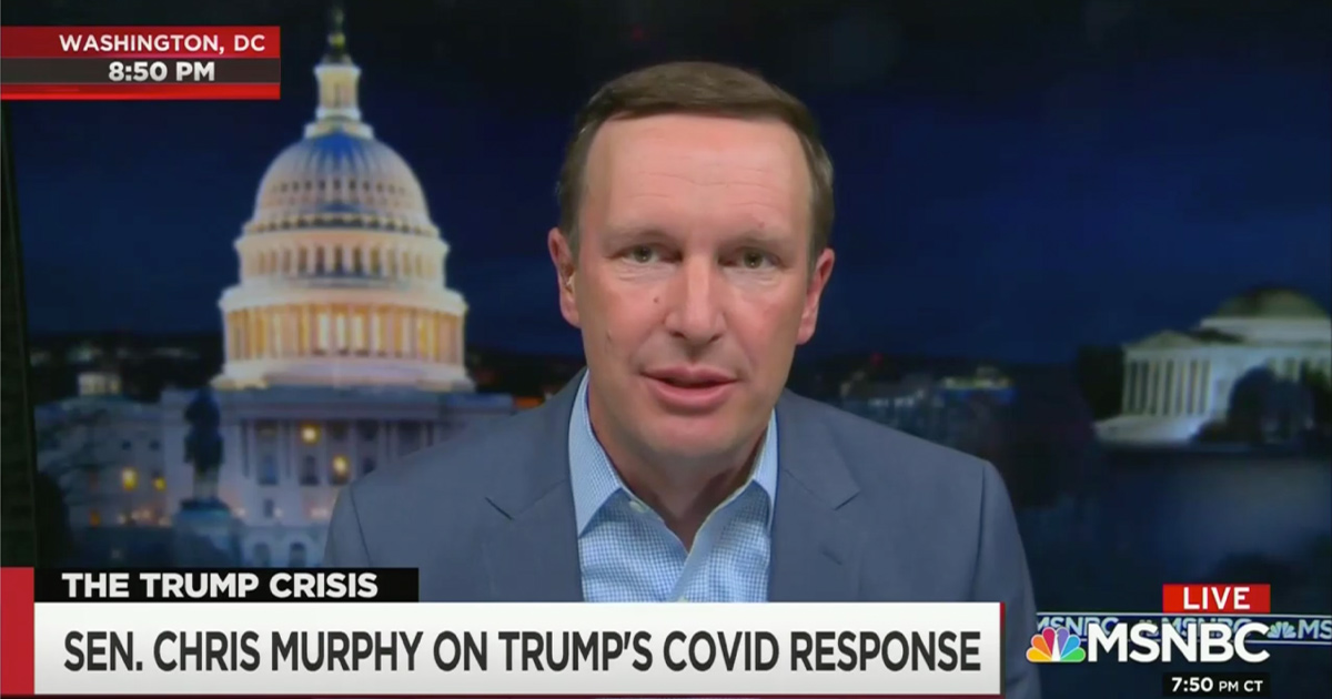 Chris Murphy Stands by Saying Trump's Deliberately Killing People