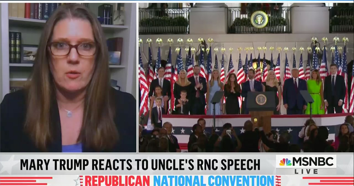 Mary Trump Rips Ivanka's RNC Speech: 'Appalling'