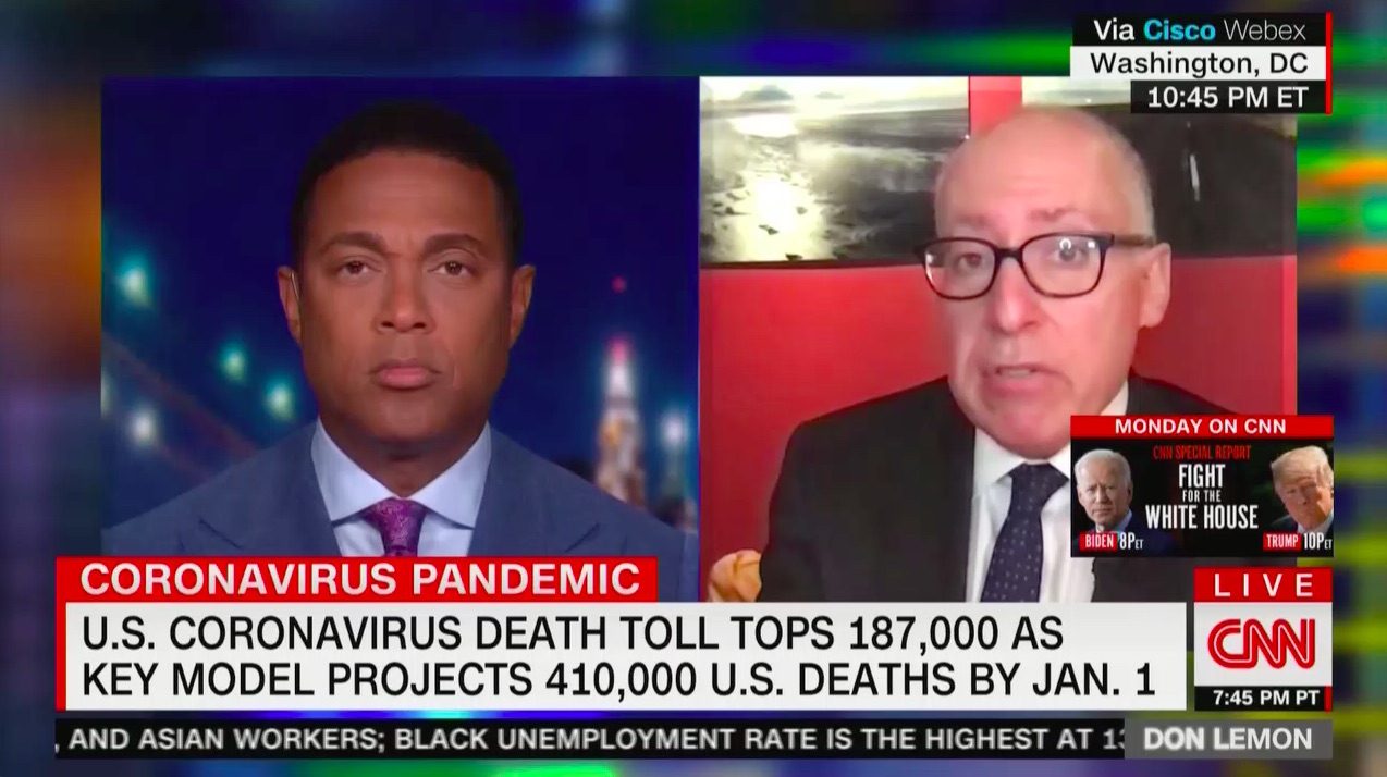 Jonathan Reiner Hits Trump's 'Rounding the Corner' Take on Covid