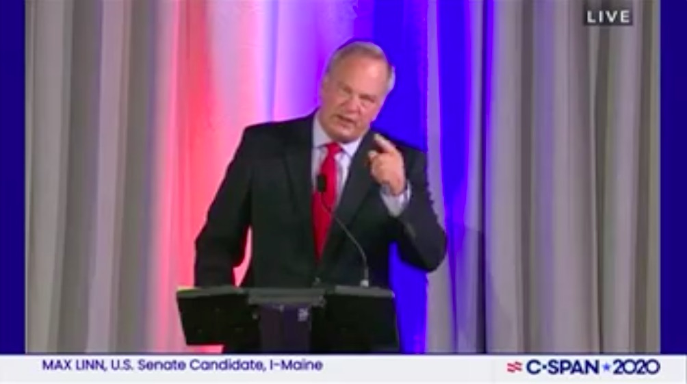 Max Linn Goes Off-Script in ME SEN Debate, Ignores Moderators