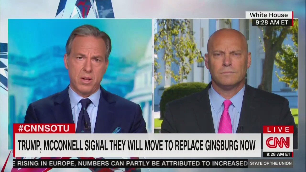 Jake Tapper Questions Pence Aide Marc Short on Supreme Court