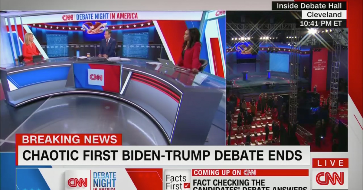 CNN's Dana Bash: Trump Biden Debate Was a 'Sh*t Show'