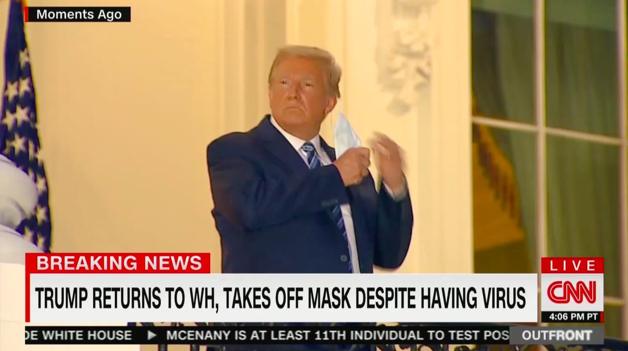CNN Panel Condemns Trump Over Mask-Free Balcony Photo Op