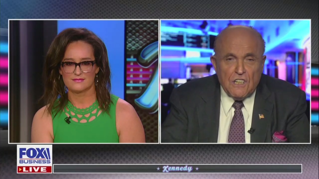 Fox's Kennedy Confronts a Rudy Giuliani on Borat Scene