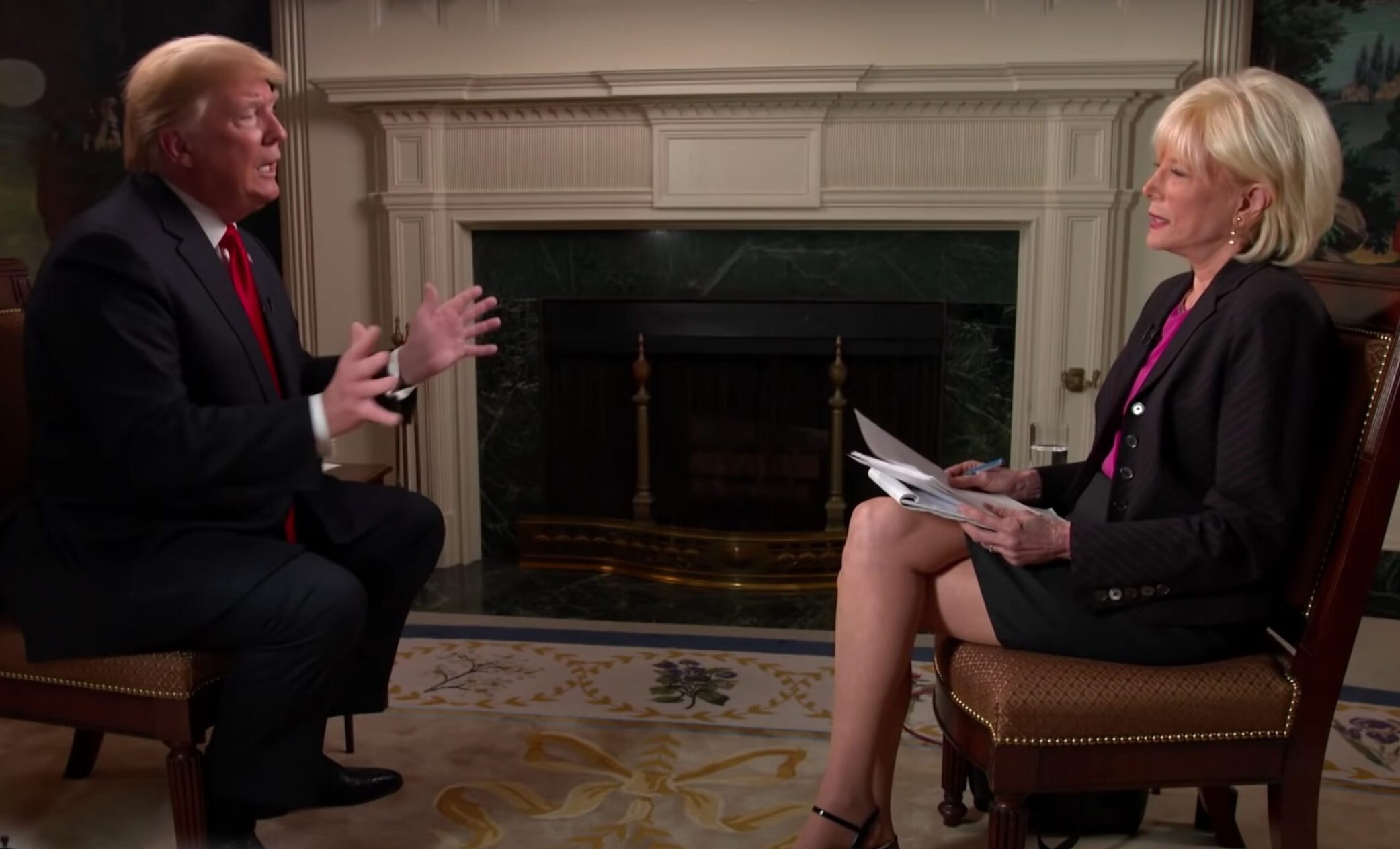 Trump Ended Interview Because He Didn't Like Lesley Stahl's 'Tone'
