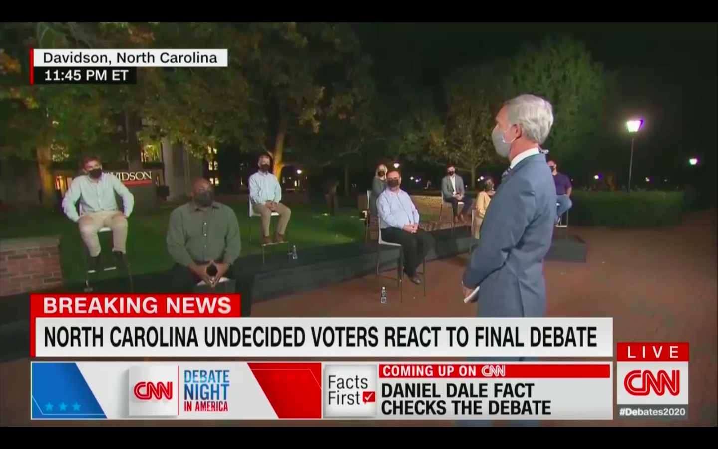 Zero Undecided NC Voters on CNN Panel Think Trump Won Debate